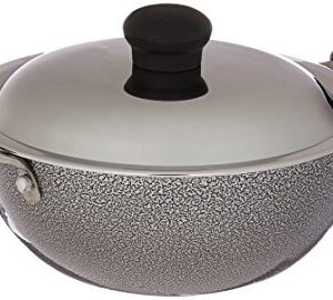 Prestige Manttra Omega Select Plus 200 Deep Fry pan, Kadai, Indian kadhai, Small, Black