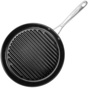 techef - onyx collection, 12-inch grill pan, coated with new teflon platinum non-stick coating (pfoa free) (12-inch)