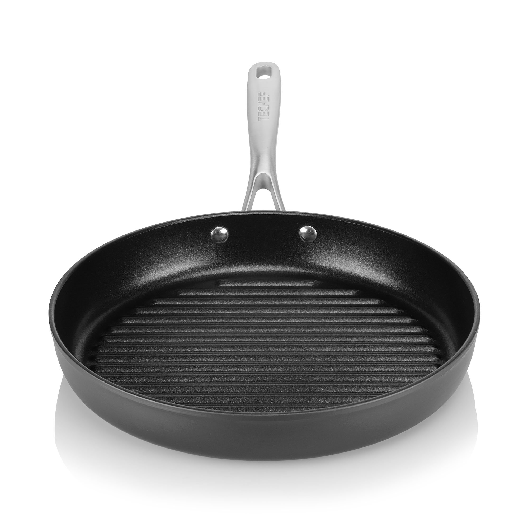 TECHEF - Onyx Collection, 12-Inch Grill Pan, coated with New Teflon Platinum Non-Stick Coating (PFOA Free) (12-inch)