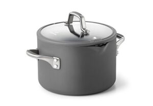 calphalon simply easy system nonstick stock pot and cover, 6-quart