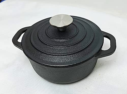 HAWOK Cast Iron Pre-Seasoned Dutch Oven with Trivet…