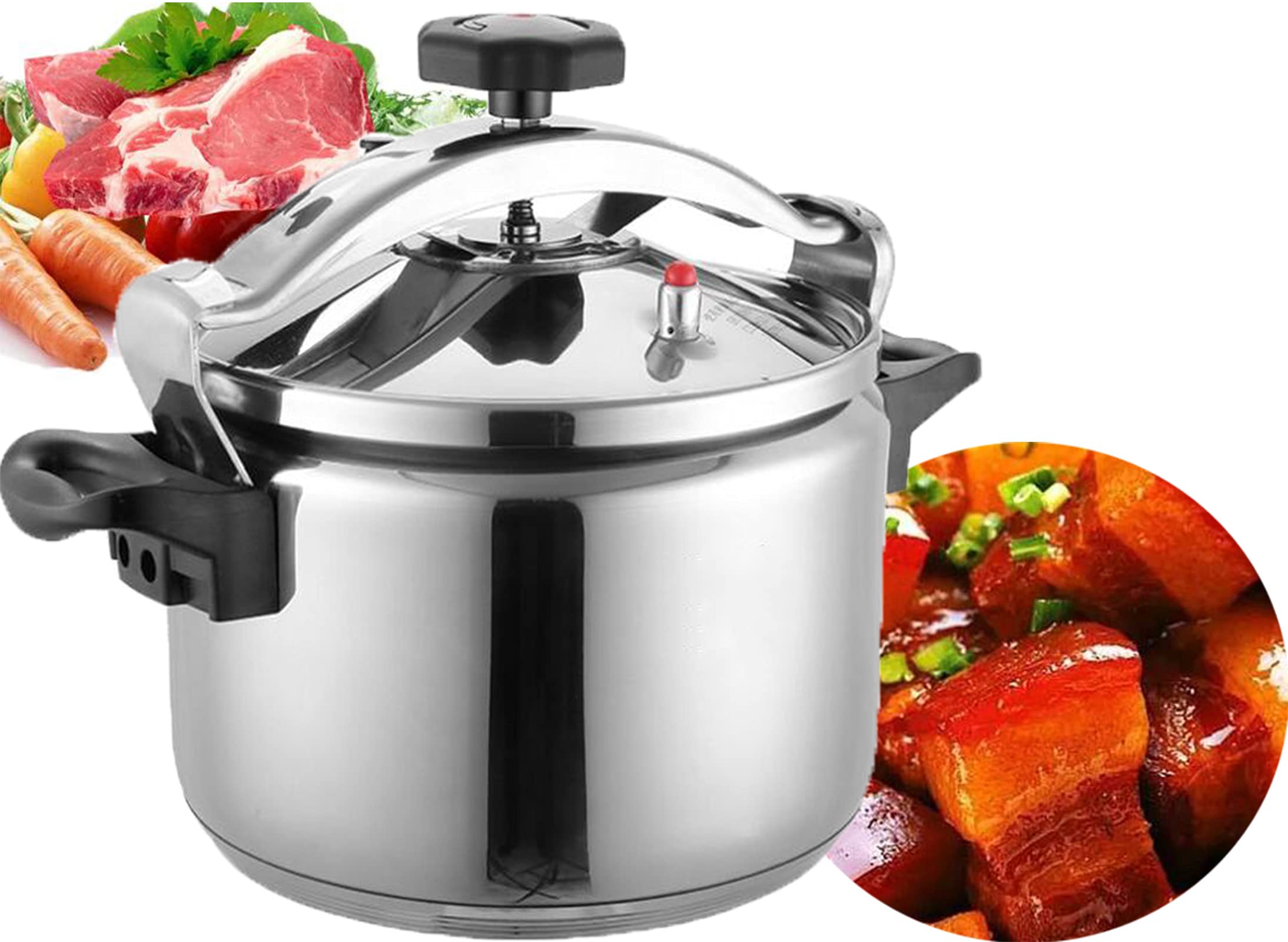 304stainless steel 9ltr pressure cooker large best pressure cookers Explosion-proof Suitable for All Hob Types Including Inductio the hassle-free pressure canners for everyday use in your kitchen