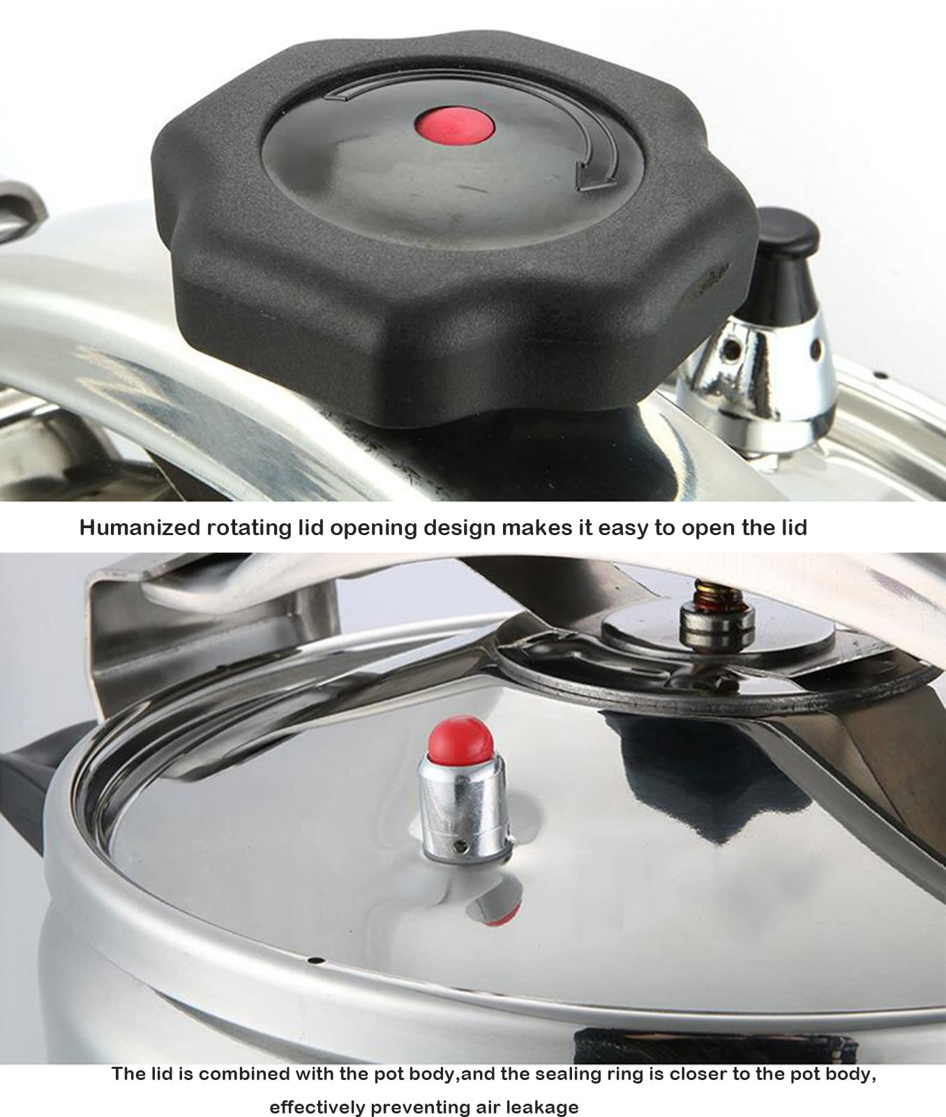 304stainless steel 9ltr pressure cooker large best pressure cookers Explosion-proof Suitable for All Hob Types Including Inductio the hassle-free pressure canners for everyday use in your kitchen