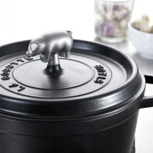 Staub Pig Cocotte Knob