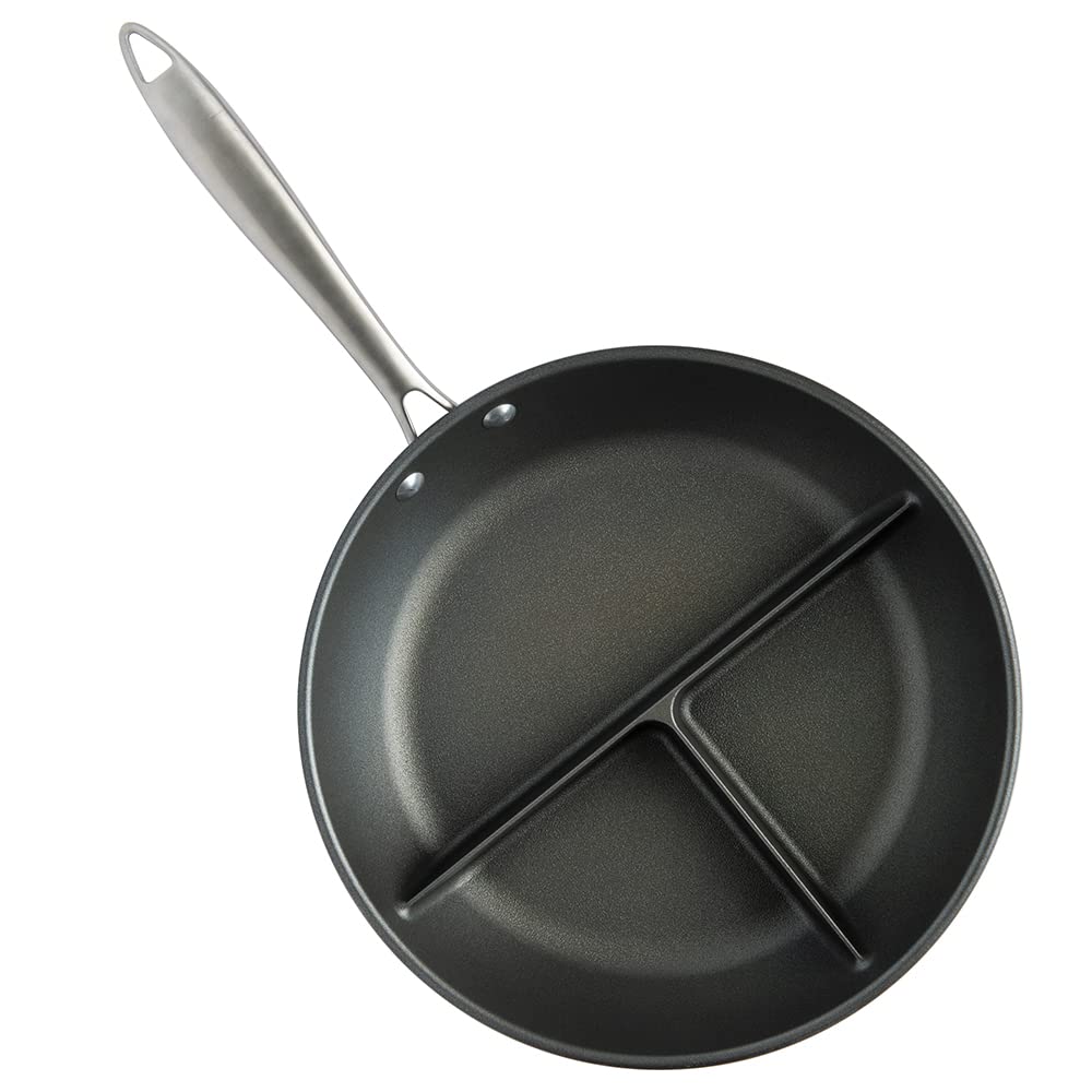 Nordic Ware - 14621 Nordic Ware Divided Sauce Pan, 3-in-1, Silver