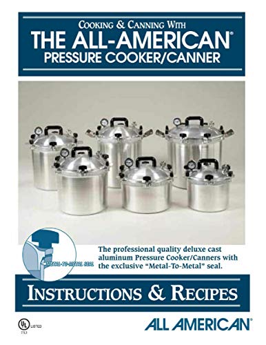 All American pressure cooker instruction and recipe book.