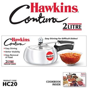 Hawkins HC20 Contura 2-Liter Pressure Cooker, Small, Aluminum