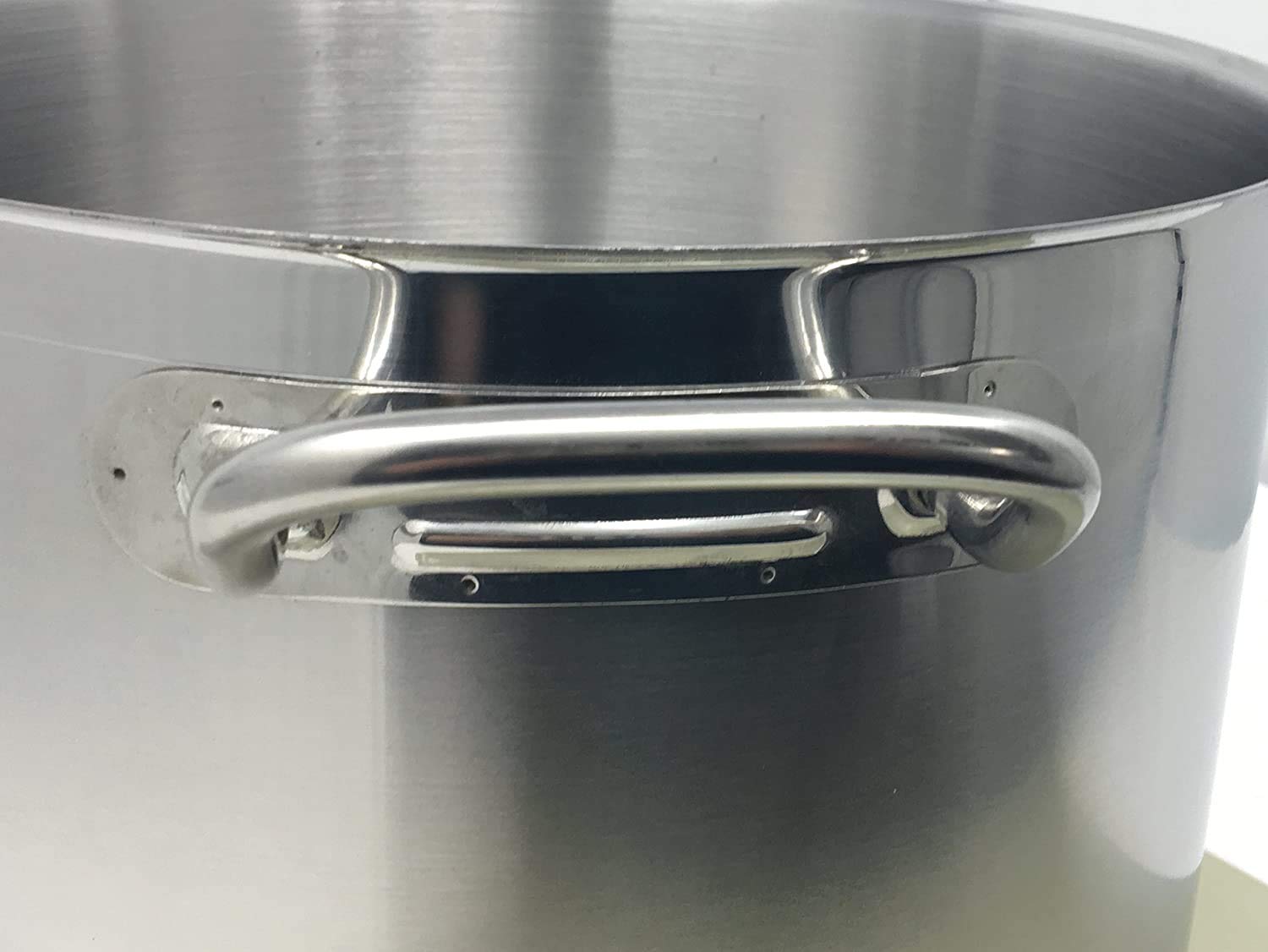 Update International 16 Qt Stainless Steel Stock Pot w/Cover, silver, SPS-16