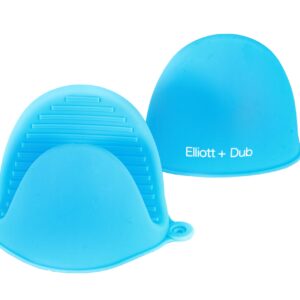 Elliott & Dub Foldable Dutch Oven Lid Stand, Pot Stand for Campfire Cooking Complete with Heat Resistant Silicone Mitt