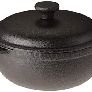 Old Mountain Pre-Seasoned Cast Iron 2 Cup Mini Dutch Oven, 5.25X3.75 inch, Cast Iron