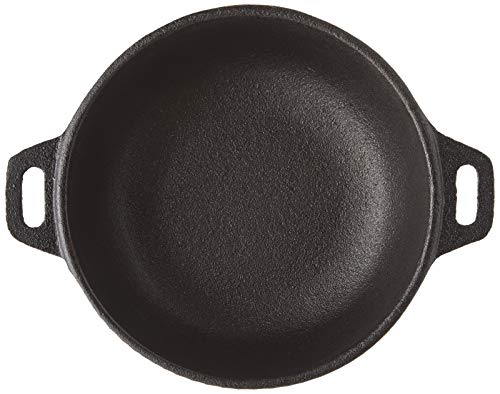 Old Mountain Pre-Seasoned Cast Iron 2 Cup Mini Dutch Oven, 5.25X3.75 inch, Cast Iron