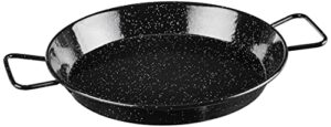 garcima 12-inch enameled steel paella pan, 30cm