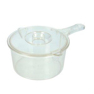 kitchen craft microwave 5028250154163 900ml saucepan, clear