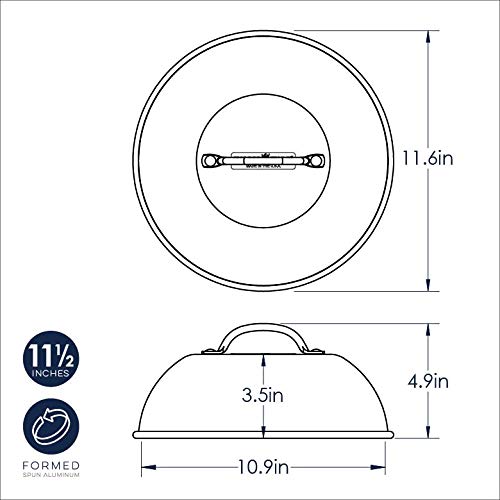 Nordic Ware Dome Grill Lid, 11.5 Inch, Silver