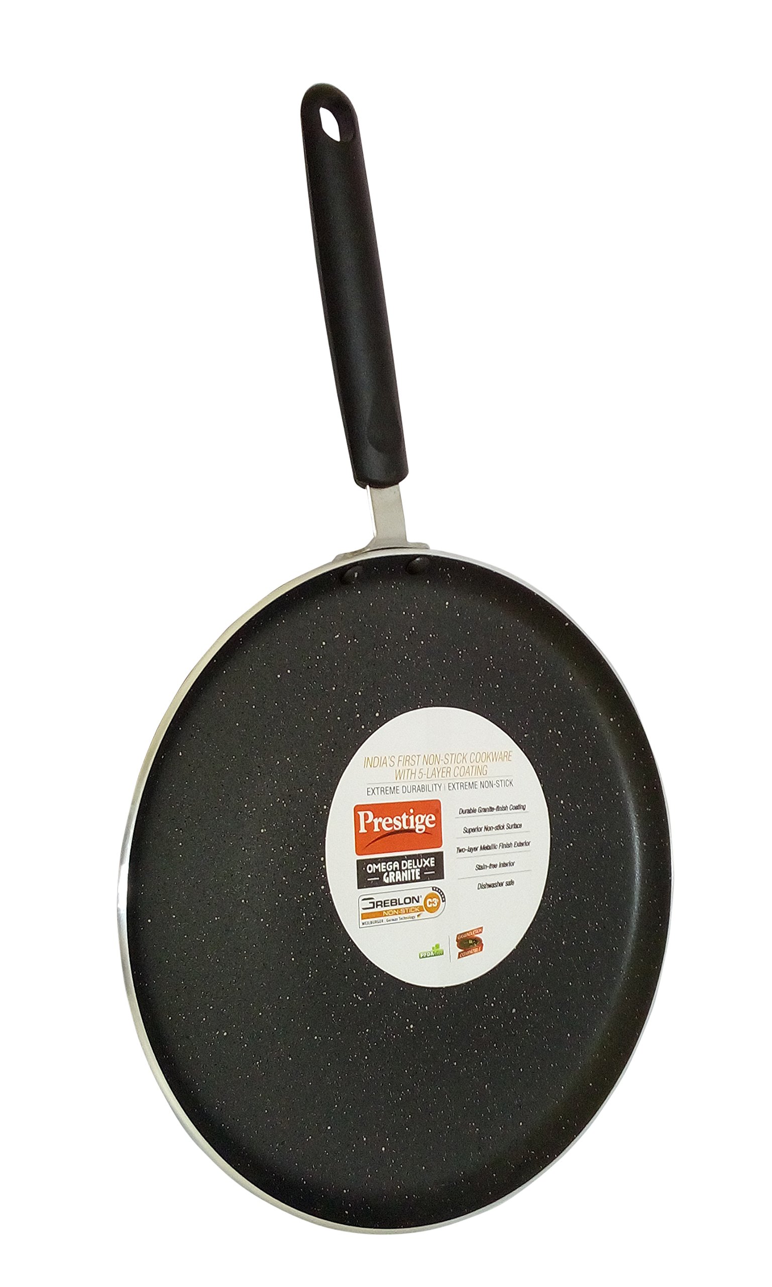 Prestige Manttra Omega Deluxe Granite Omni Dosa Tawa, 280mm