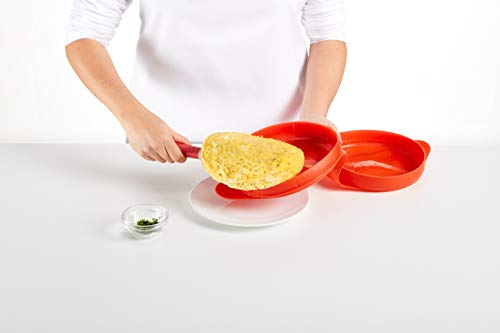 Lekue Spanish Omelet/Frittata Maker, Model # Red Small