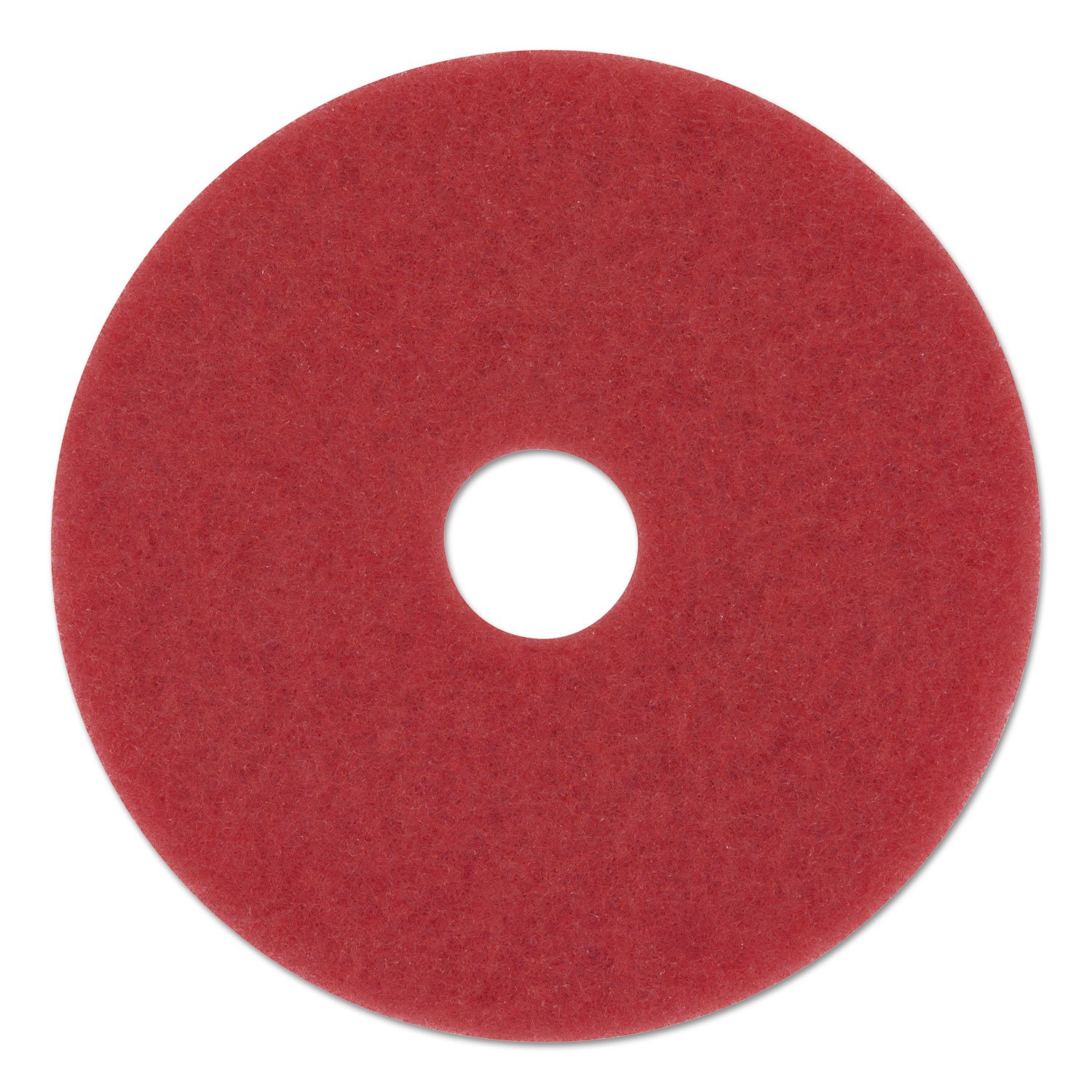 Boardwalk BWK4019RED 19 in. Diameter Buffing Floor Pads - Red (5/Carton)