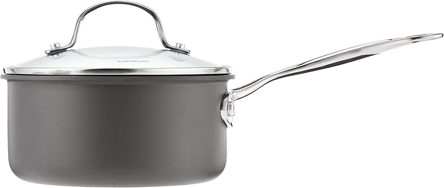 Cuisinart Chef's Classic Nonstick Hard-Anodized Saucepans (1.5-Quart, 1-Quart) Bundle