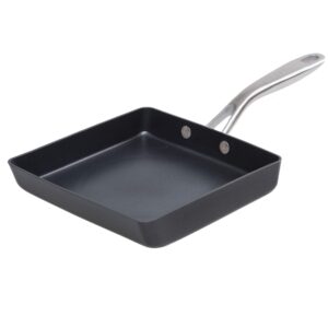 techef - onyx collection, nonstick tamagoyaki japanese omelette pan/egg pan (pfoa free), made in korea