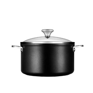 Le Creuset Toughened Nonstick PRO Stockpot With Glass Lid, 6.3 qt.