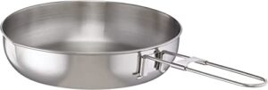 msr alpine stainless steel camping fry pan