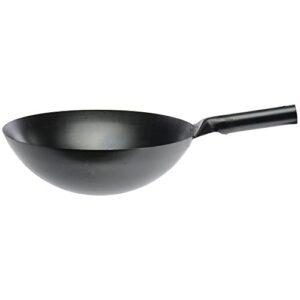 town food service 14 inch steel mandarin style wok