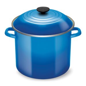 le creuset enamel-on-steel covered stockpot, 10-quart, marseille