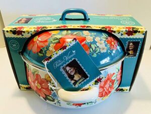 the pioneer woman vintage floral 4-quart dutch oven