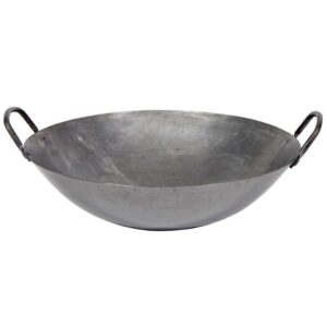 town food equipment - 30" steel hand hammered cantonese wok