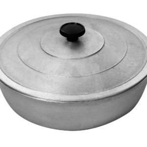 Uniware 9900 Super Quality Aluminum Caldero,Dutch Oven,11.5 QT,Silver (38cm (15-Inch)), Hand Made