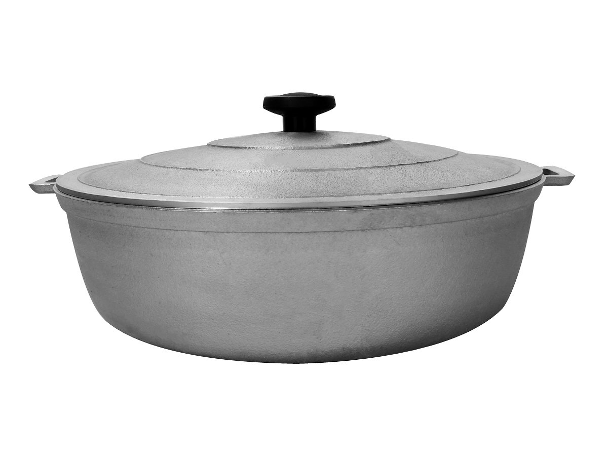 Uniware 9900 Super Quality Aluminum Caldero,Dutch Oven,11.5 QT,Silver (38cm (15-Inch)), Hand Made