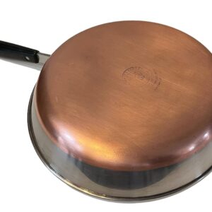 12" Revere Ware Copper Clad Frying Pan with Lid