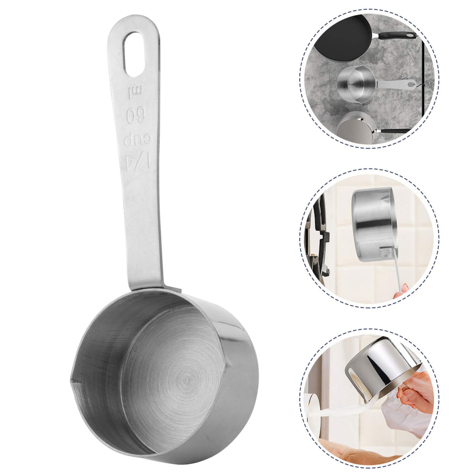 YARNOW Stainless Steel Saucepan Milk Pot Soup Pot Sauciers Noodle Pan Small Cooking Pot Melting Pot Mini Pot with Handle for Steak Egg Fried Rice Ramen Oatmeal Soup Chocolate Candy Baby Food