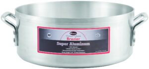 winco usa super aluminum braizer, heavy weight, 15 quart, aluminum