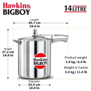 Hawkings Bigboy Aluminium Pressure Cooker