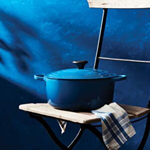 Le Creuset Enameled Cast Iron Signature Round Dutch Oven, 7.25 qt., Marseille