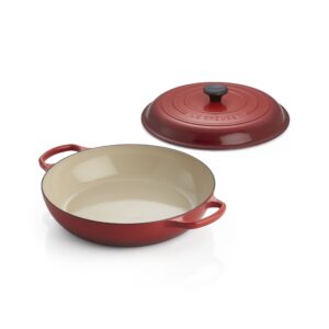 Le Creuset Enameled Cast Iron Signature Braiser, 5 qt. , Cerise