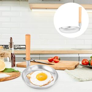 Hemoton Egg Frying Pan Oyakodon Pan Egg Pastry Pan Multi-function Frying Pan Kitchen Mini Metal Skillet Frying Pan Japanese Omelette Pan