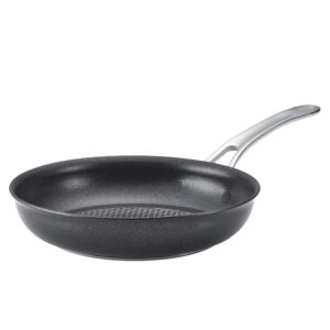 anolon x seartech aluminum nonstick cookware frying pan, 8.25-inch, super dark gray