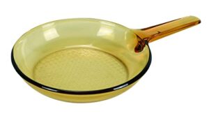 pearl metal cp-8698 visions skillet, 9.1 inches (23 cm), heat resistant glass, microwave safe, oven safe, dishwasher safe