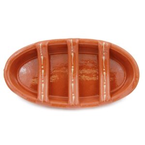 Ceramica Edgar Picas Traditional Portuguese Clay Terracotta Sausage Roaster (N. 2 Medium)