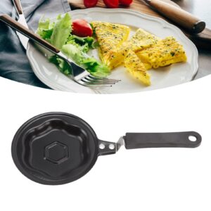 Mini Egg Frying Pan, Non Stick Omelet Pans Heart and Flower Shape Poached Egg Fry Pan Pancake Omelette Skillet for Beautiful Breakfast and Healthy Cooking(#2)