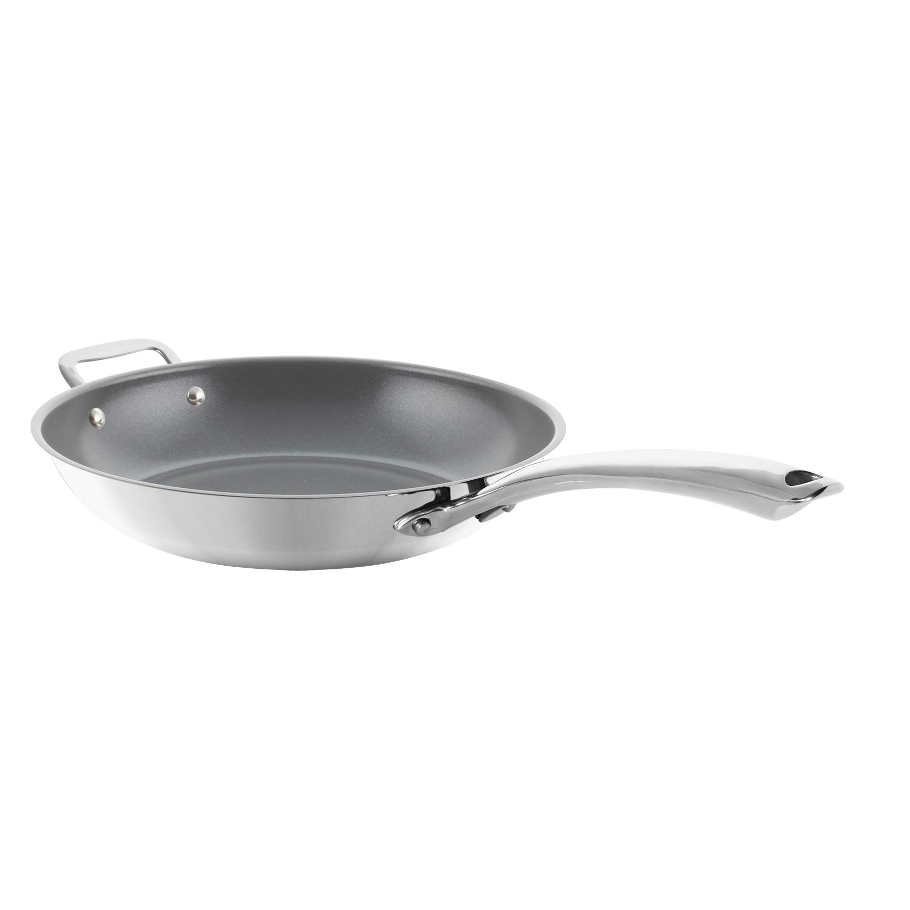 Chantal 3.Clad Tri-Ply 11 inch Non-Stick Fry Pan, Ceramic Nonstick Coating