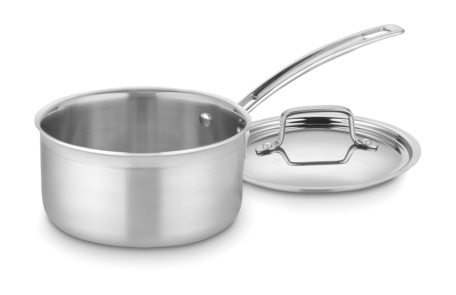 Cuisinart MultiClad Pro Stainless Steel 2-Quart Saucepan with Cover & MCP194-20N MultiClad Pro Stainless Steel 4-Quart Saucepan with Cover