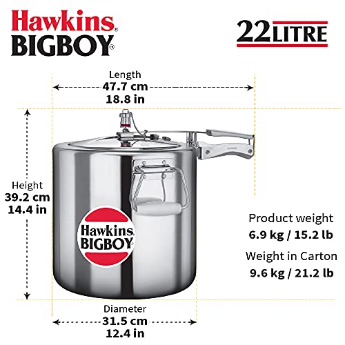 Hawkings Bigboy Aluminium Pressure Cooker