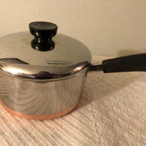 Vtg Revere Ware SS Copper Bottom 1 1/2qt Saucepan