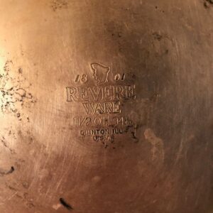 Vtg Revere Ware SS Copper Bottom 1 1/2qt Saucepan