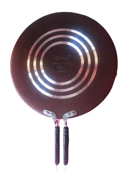 Generic Tanish Trading Roti Tawa With Steel Handle Aluminium Chapati Tawa Roti Pan Paratha Tawa Griddle Tava Crepe Pan