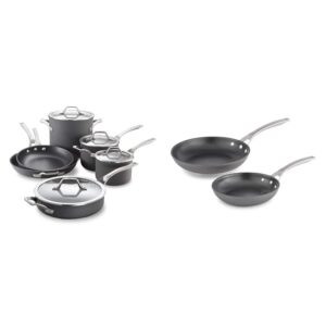 calphalon hard-anodized nonstick pots and pans, nonstick & calphalon aluminum 8-inch nonstick fry pan combo