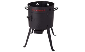 wood fire oven for kazan uchag (furnace) for kazan oven stove 18.5 x 15.55 x 18.3-inch cast iron pan with lid, cooking pot kitchen pot cast iron asian cauldron camping wok